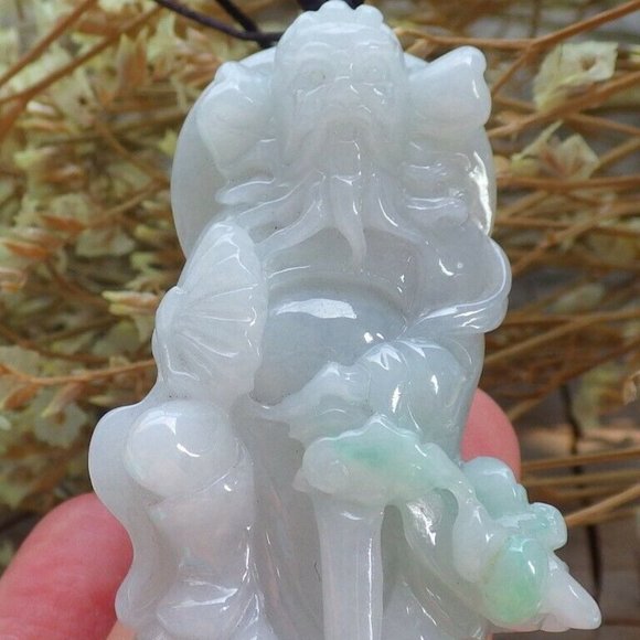 Gojade | Jewelry | Certified Myanmar Burma A Jade Jadeite Zhong Kui God ...